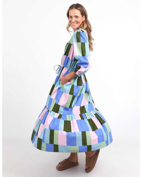 Elm - Odyssey Midi Dress - Multi - My Friend Alice