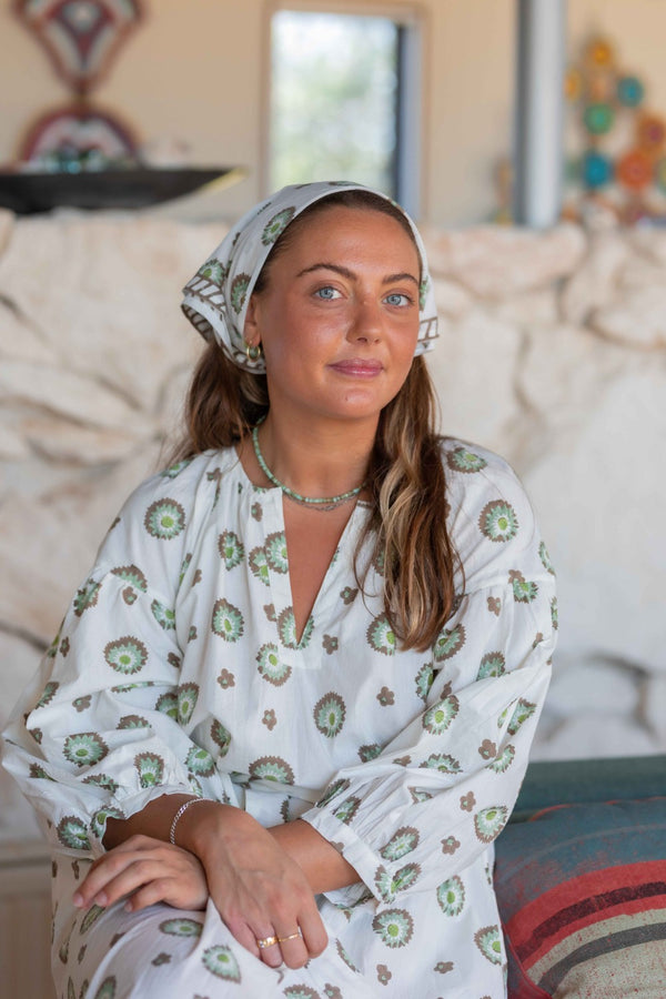 Mandalay - Seaweed Bud Maxi Dress - Kelp - My Friend Alice